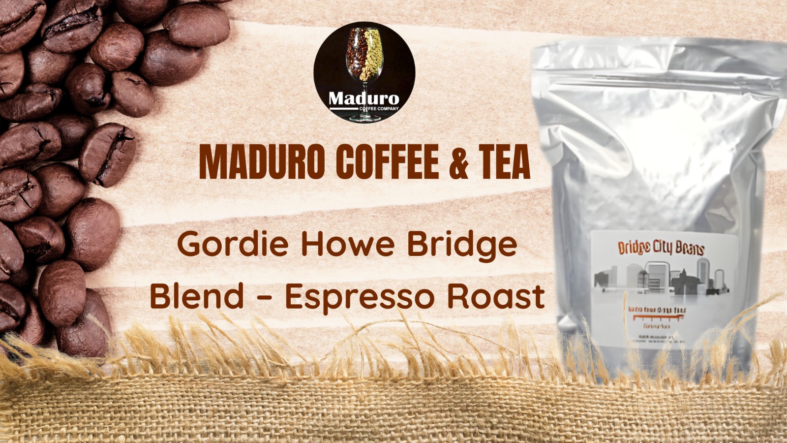 Gordie Howe Bridge Blend – Espresso Roast | Rich Espresso for Saskatoon ...